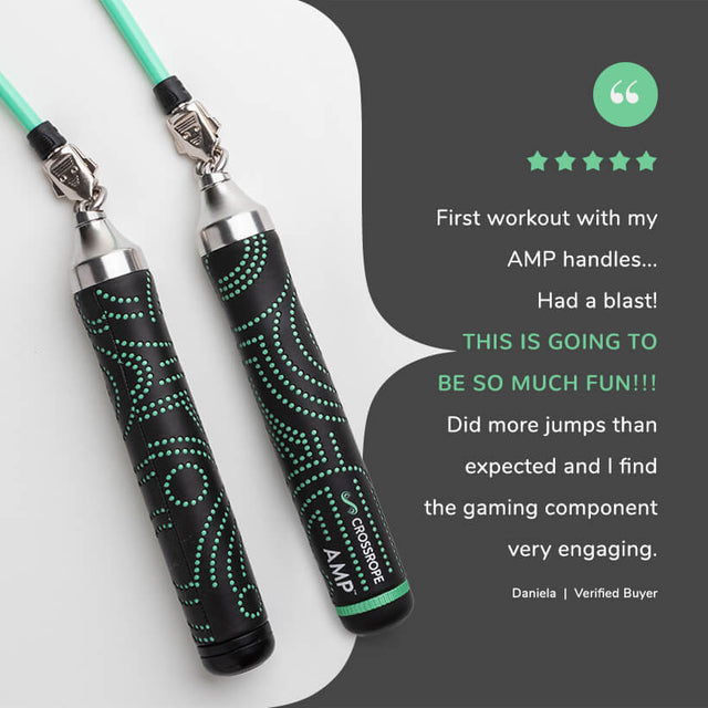 AMP™ Jump Rope Handles | Crossrope