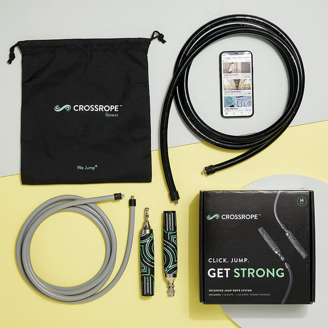 Get Strong Weighted Jump Rope Set for Strength | Crossrope