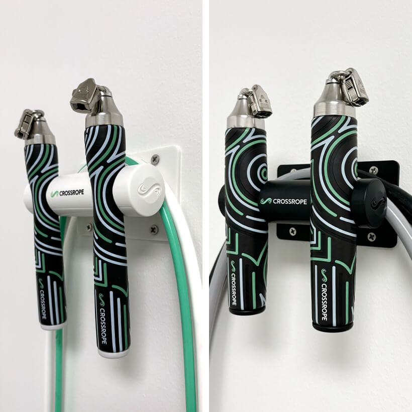 Get Lean + Get Strong Jump Rope Wall Mounts | Crossrope