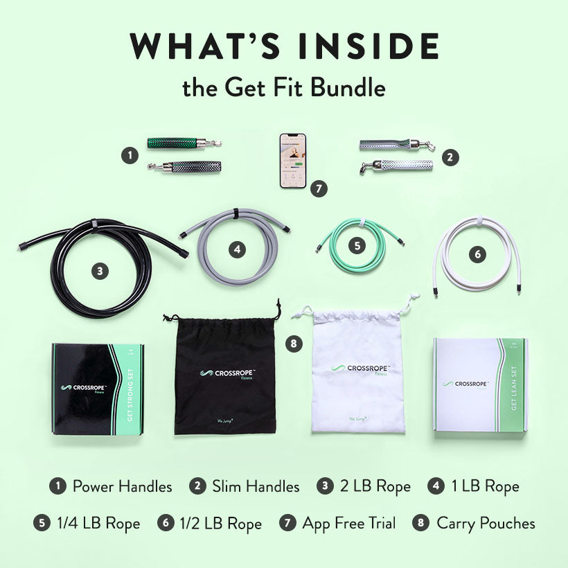 The Get Fit Jump Rope Bundle (V1) | Crossrope